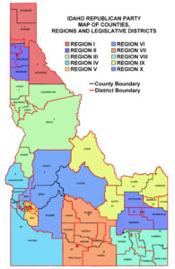 Counties, Regions, & Legislative Districts - Republican Party of Idaho